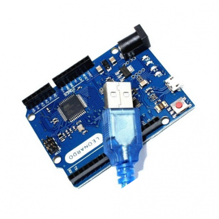 ARDUINO LEONARDO CON CABLE USB – dipmecatronica